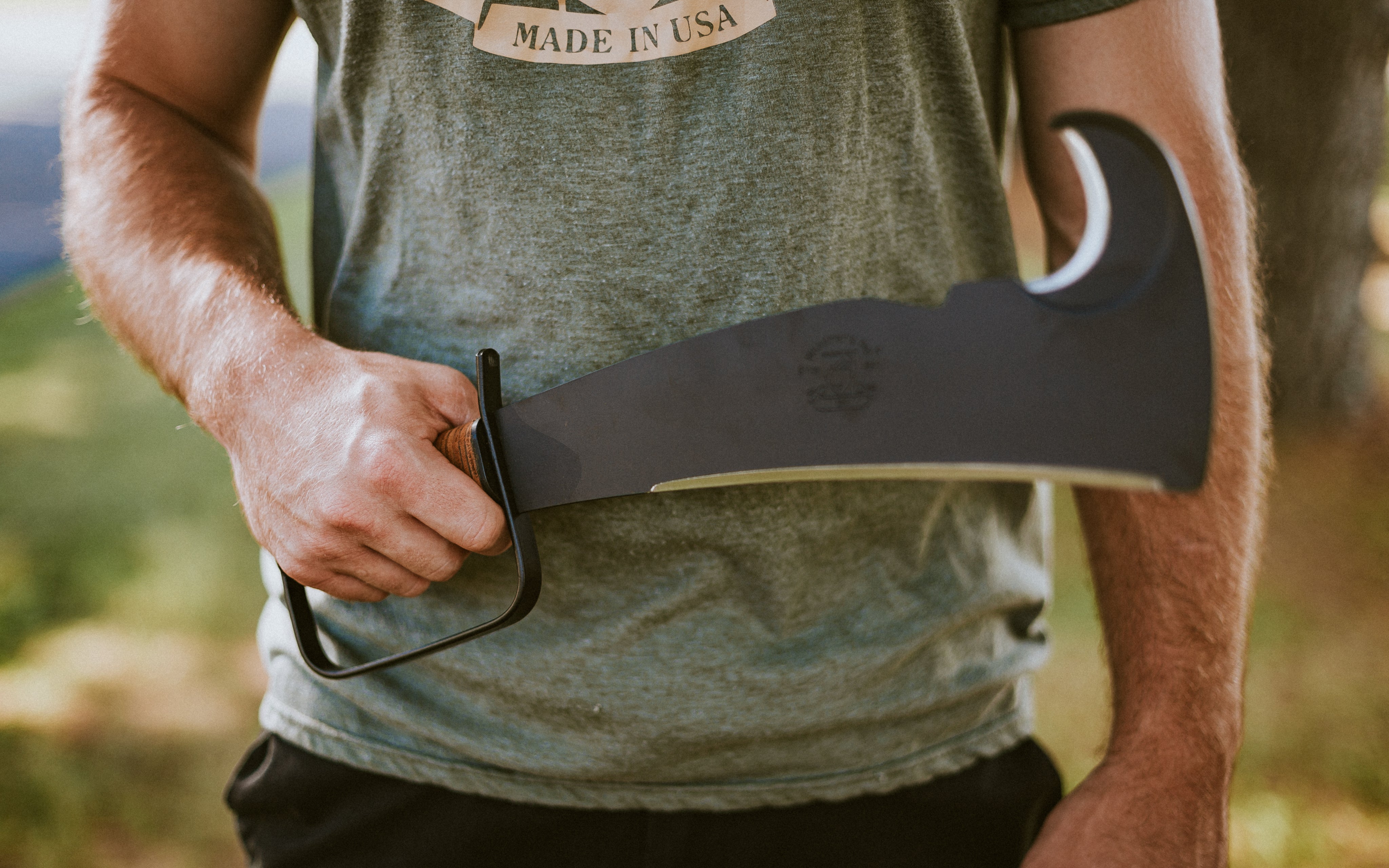 Woodman's Pal Machete With Leather Sheath